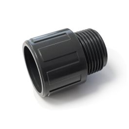 Straight Connector 1" Threaded Male to Plain Female
