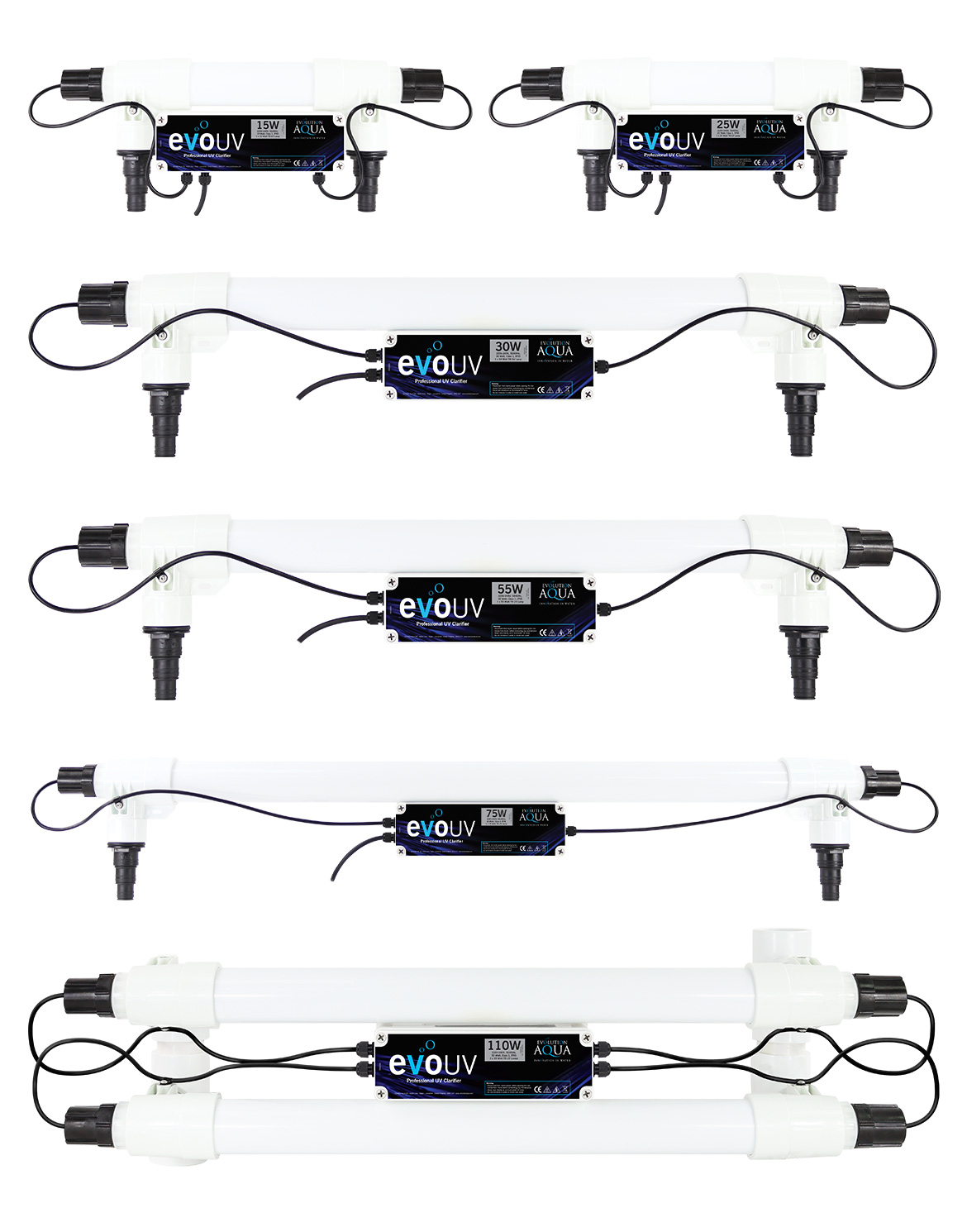 Evolution Aqua evoUV pond UV Clarifiers